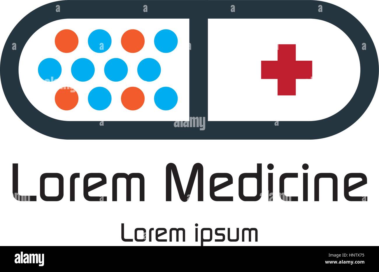 Drug Capsule Logo Design. Eps 8 supported Stock Vector Image & Art - Alamy