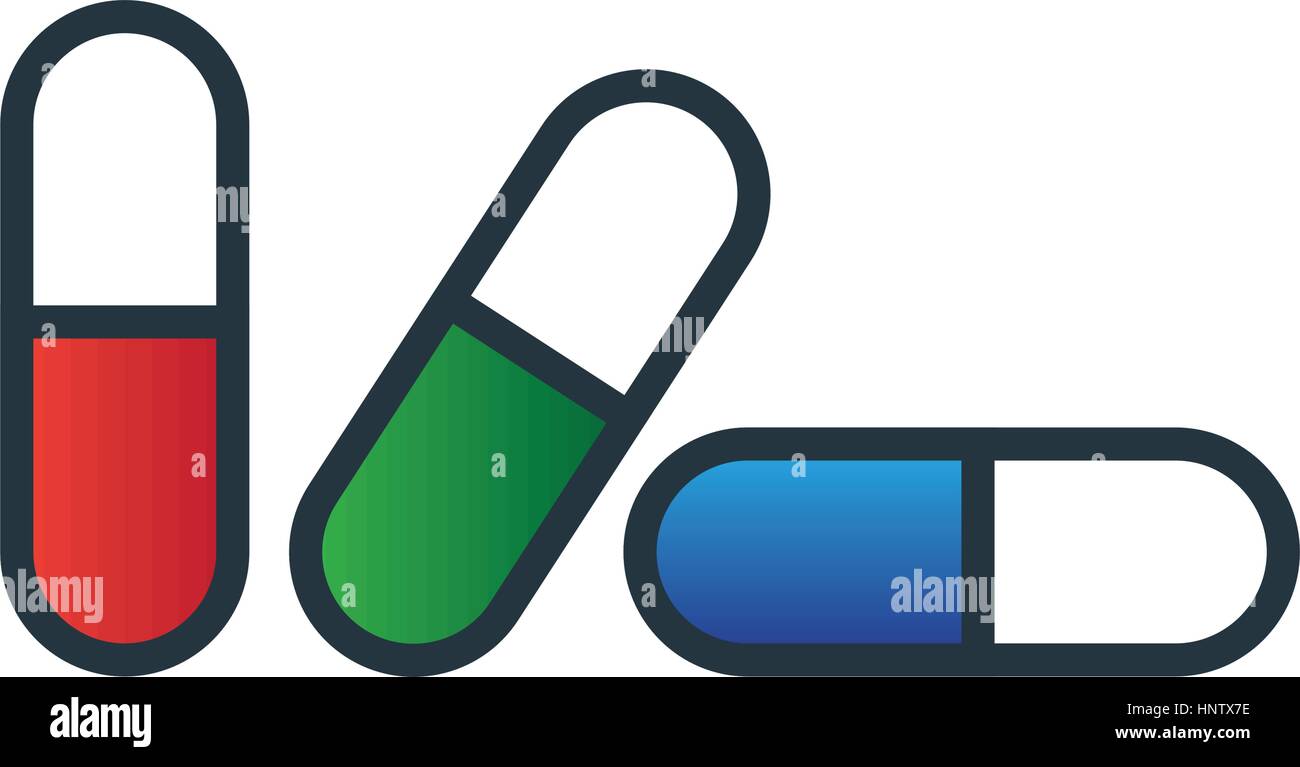 Drug Capsule Icon Design. Eps 8 supported Stock Vector Image & Art - Alamy