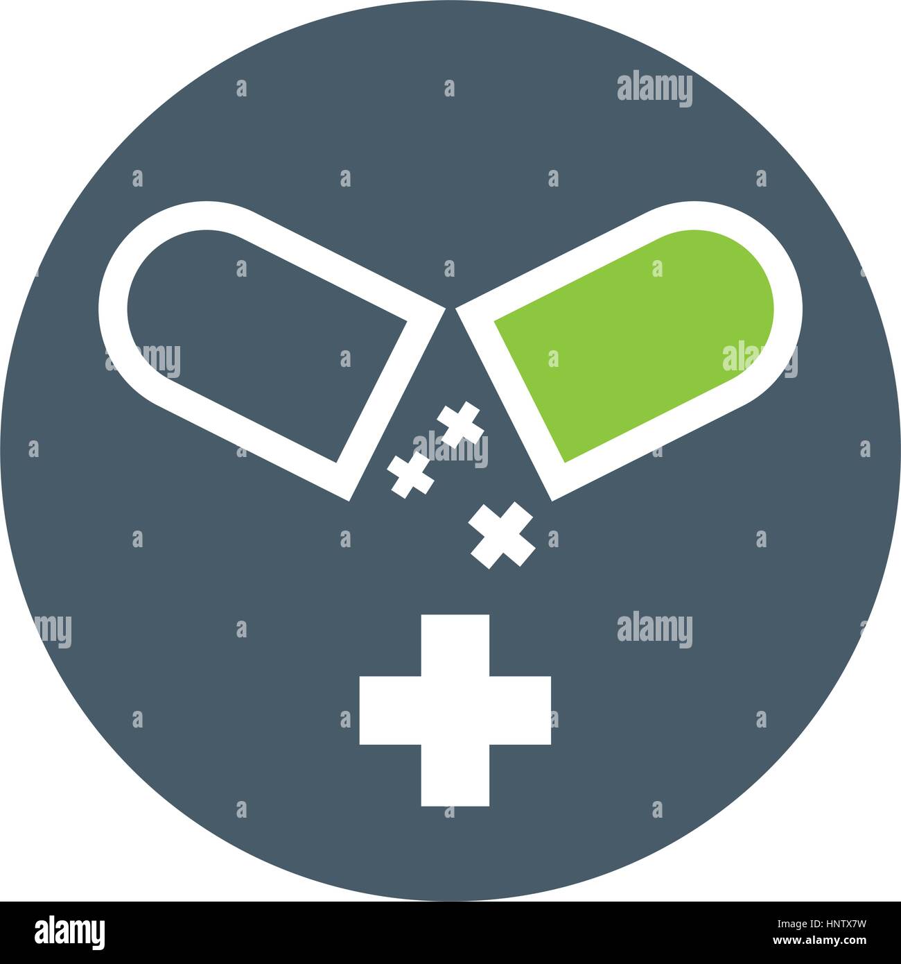 Drug Capsule Icon Design. Eps 8 supported Stock Vector Image & Art - Alamy