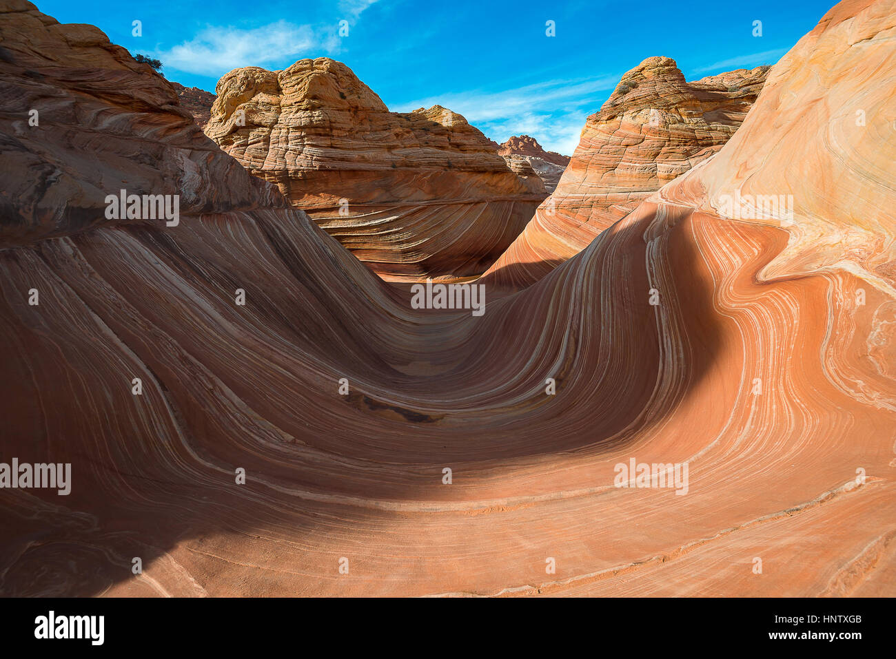 Beautiful landscape photography of The Wave in North Coyote Buttes ...