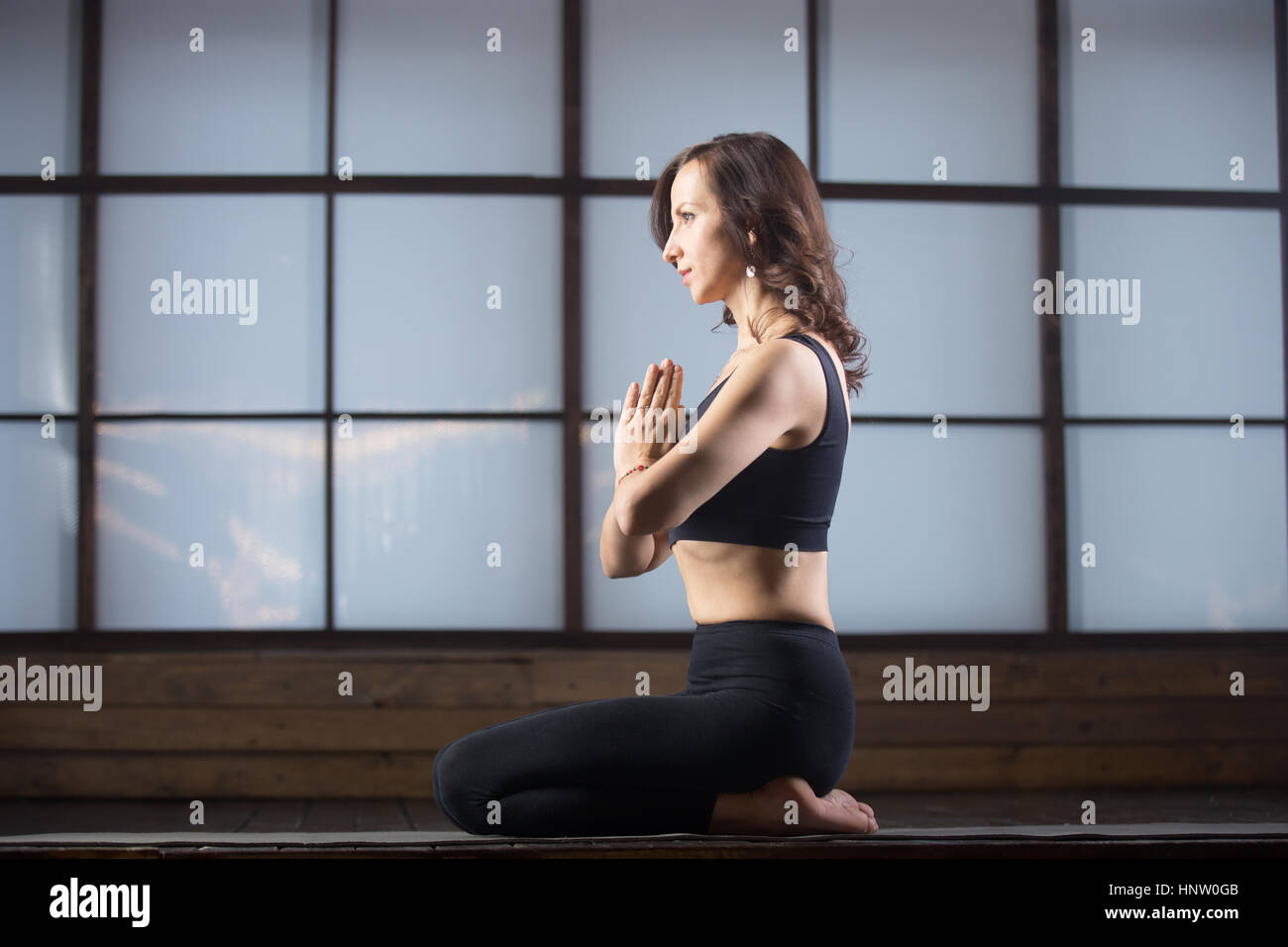 Vajrasana hi-res stock photography and images - Alamy