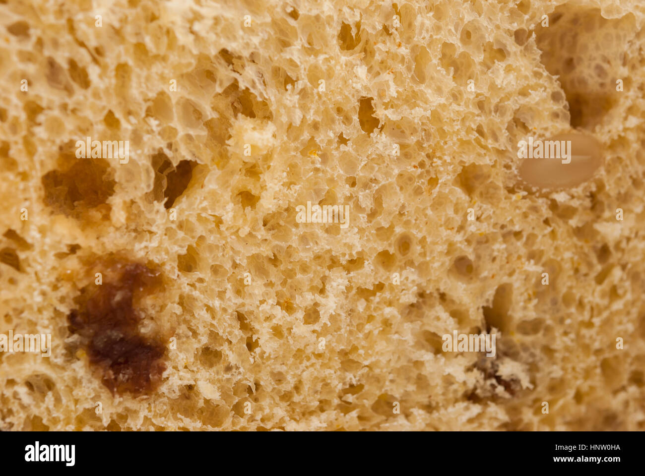bread surface as a textured background. Macro Stock Photo - Alamy