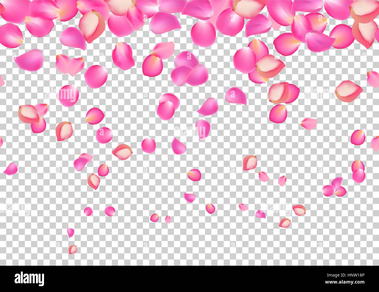 Petals falling air Stock Vector Images - Alamy