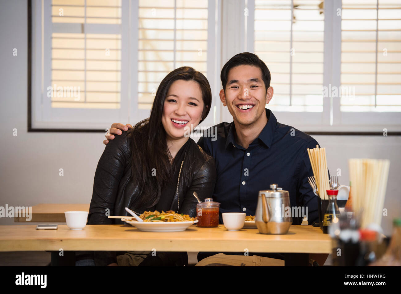 Asian chinese couple enjoying view hi-res stock photography and images ...