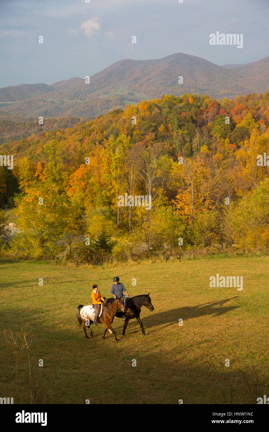 Two men horseback riding hi-res stock photography and images - Alamy