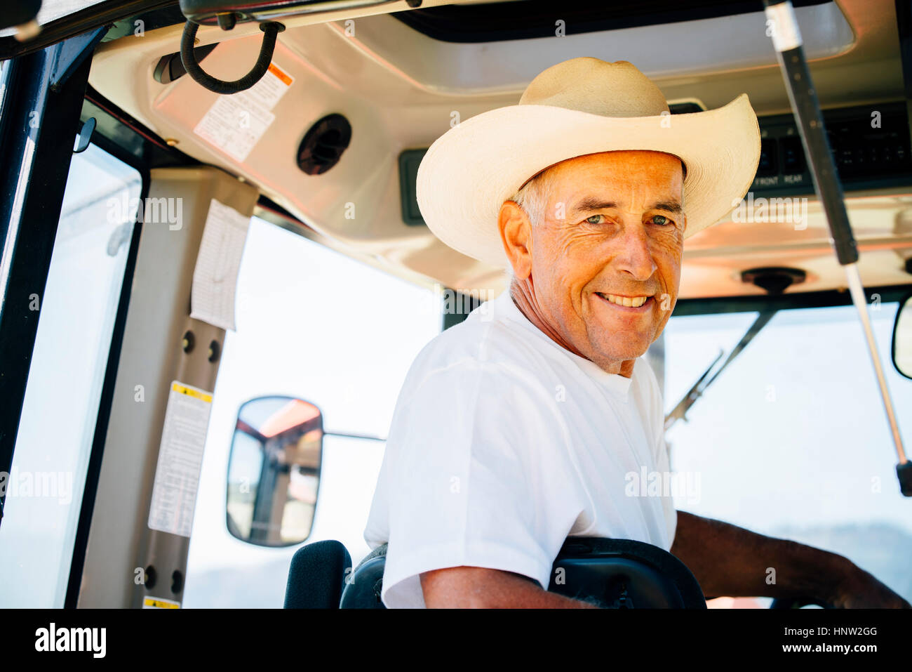 Farmer Posing With Tractor High Resolution Stock Photography and Images ...