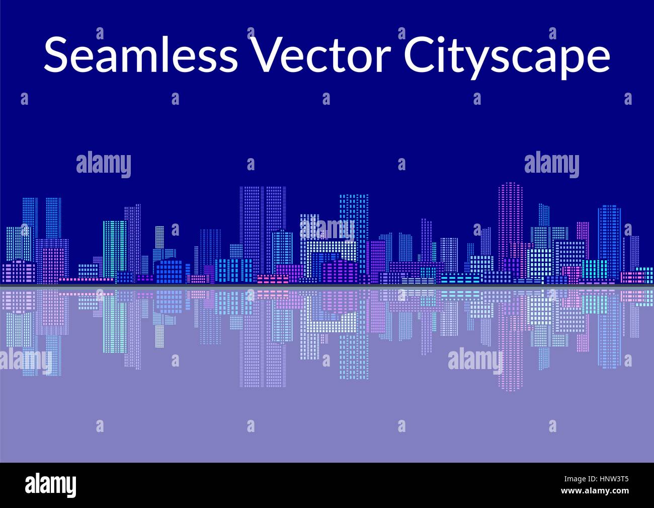 Seamless Landscape, City Stock Vector Image & Art - Alamy