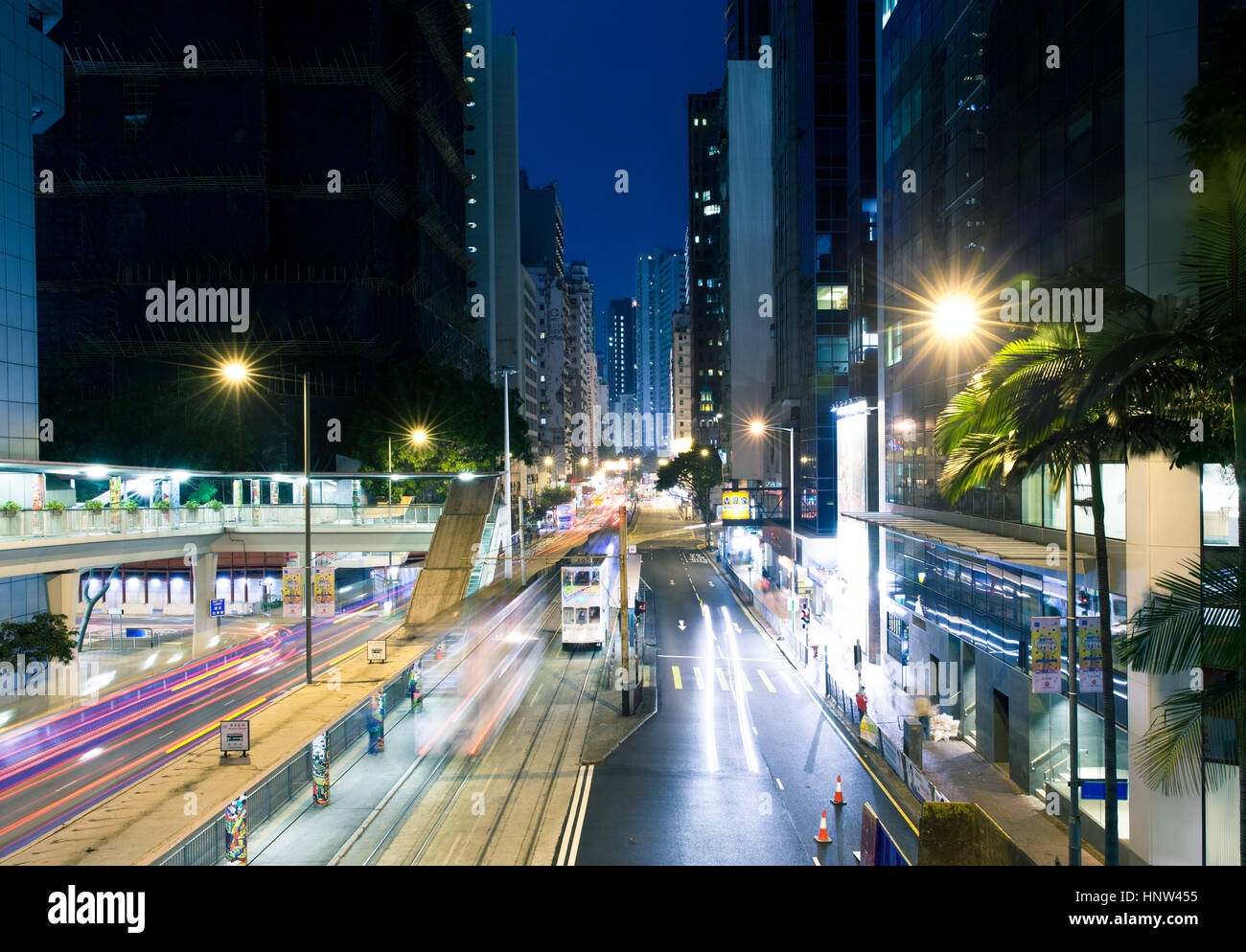 Hong kong tram stop hi-res stock photography and images - Alamy