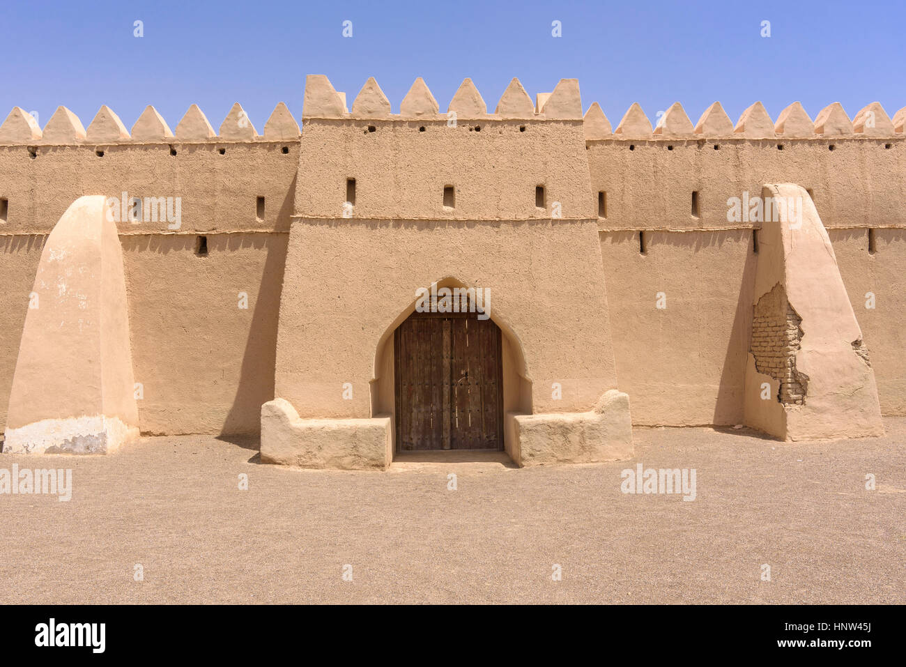 Al Jahili Fort, Al Ain, United Arab Emirates. Former home of the Al ...