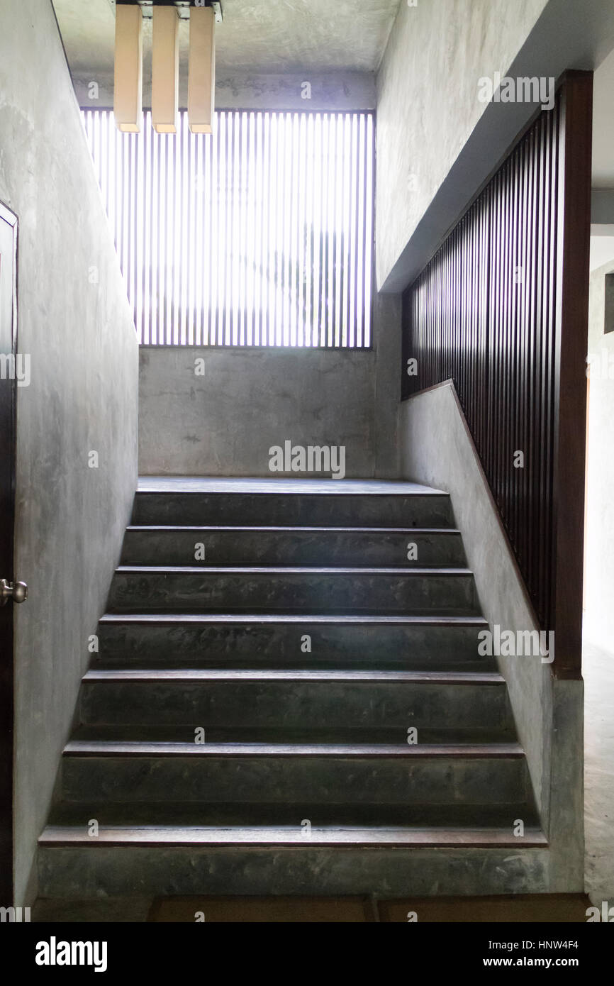 Cement staircase hi-res stock photography and images - Alamy