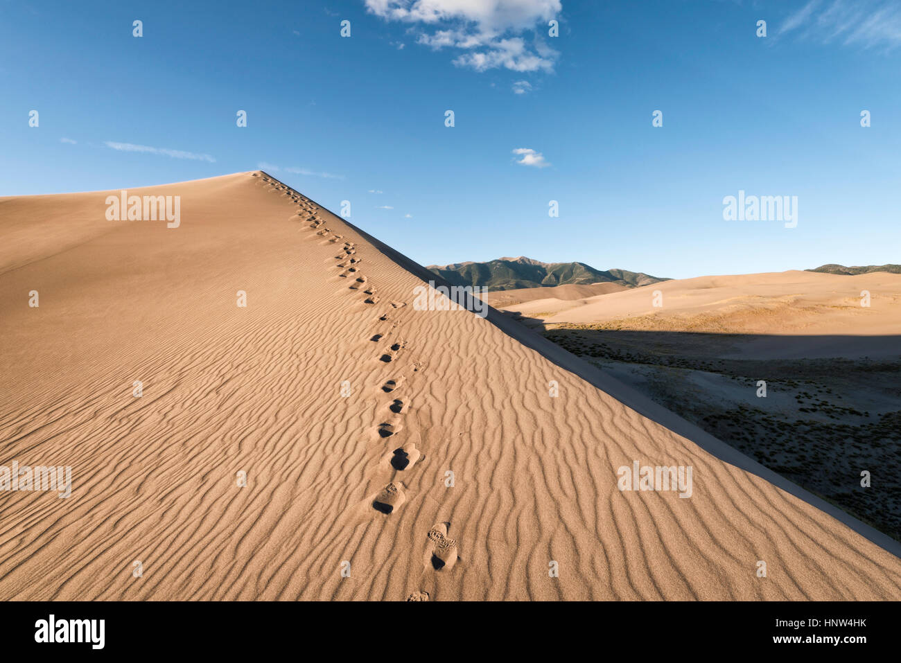 Sand dune footprint hi-res stock photography and images - Alamy