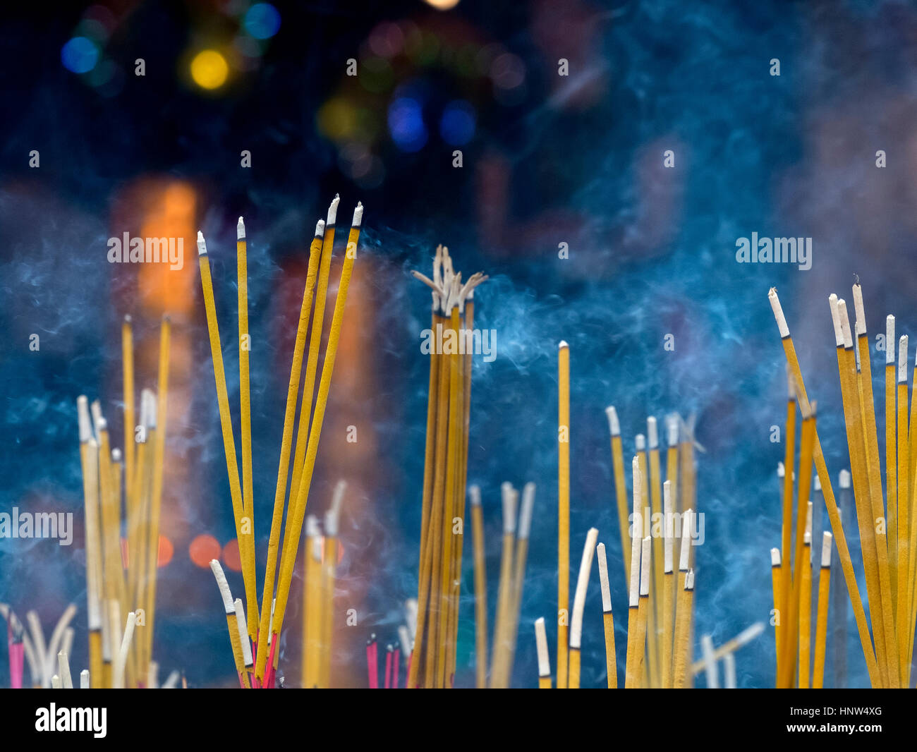 Incense burning hi-res stock photography and images - Alamy