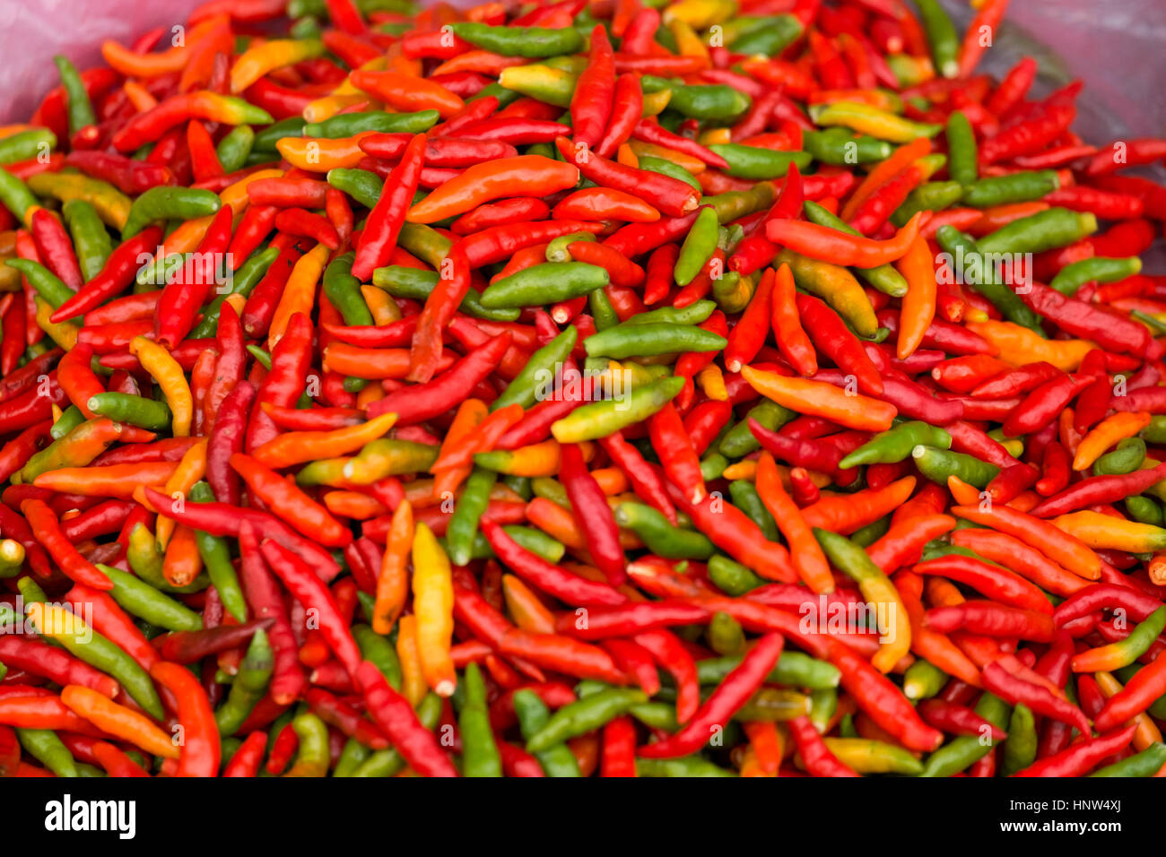 Close up of pile of peppers Stock Photo - Alamy