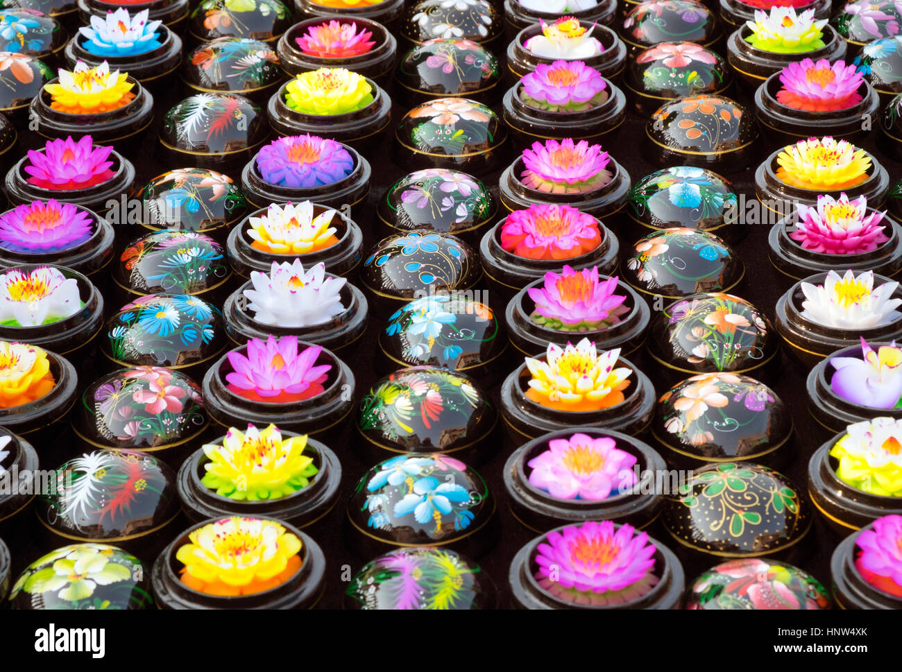 Flower bowl with lotus flowers hi-res stock photography and images - Alamy
