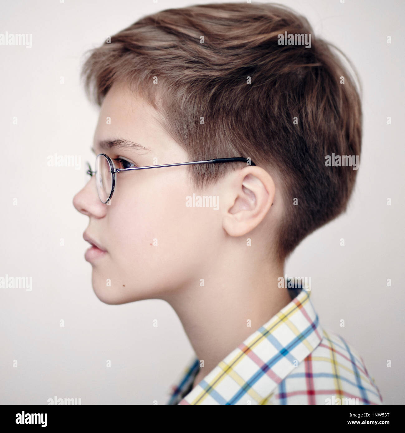 Boy eyeglasses hi-res stock photography and images - Alamy