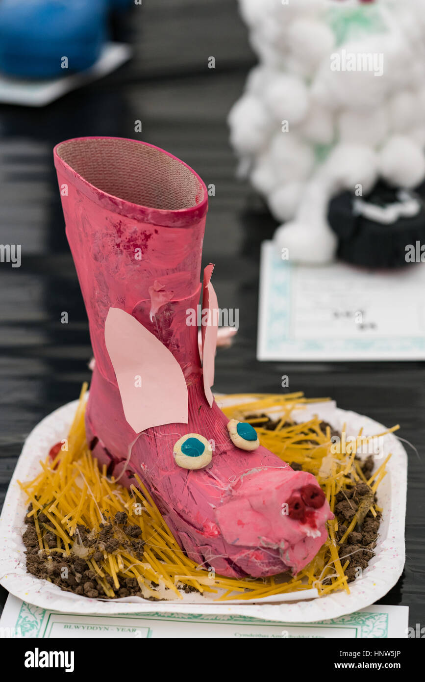Entry in the novelty wellington boot competition at the Anglesey Show ...