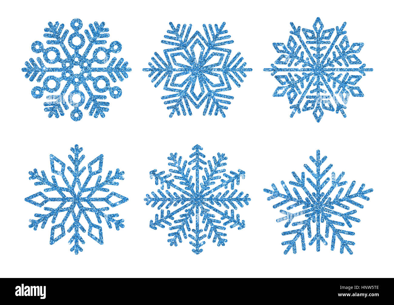 Set of glitter golden Snowflakes. Winter elements. Shining snowflakes ...