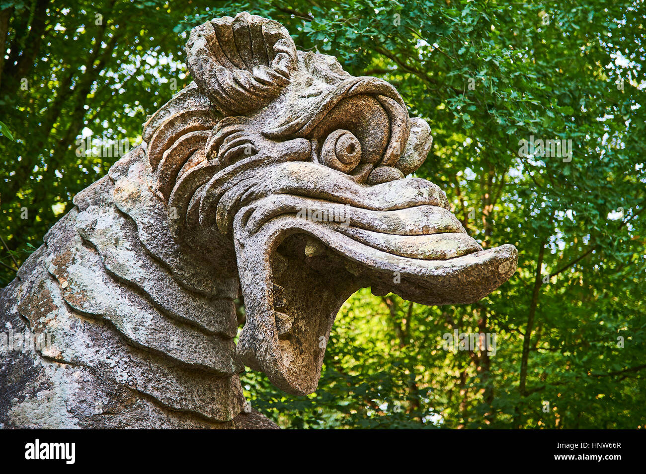 Statue of a dragon, representing wisdom, fc. 1513-84, the Park of ...