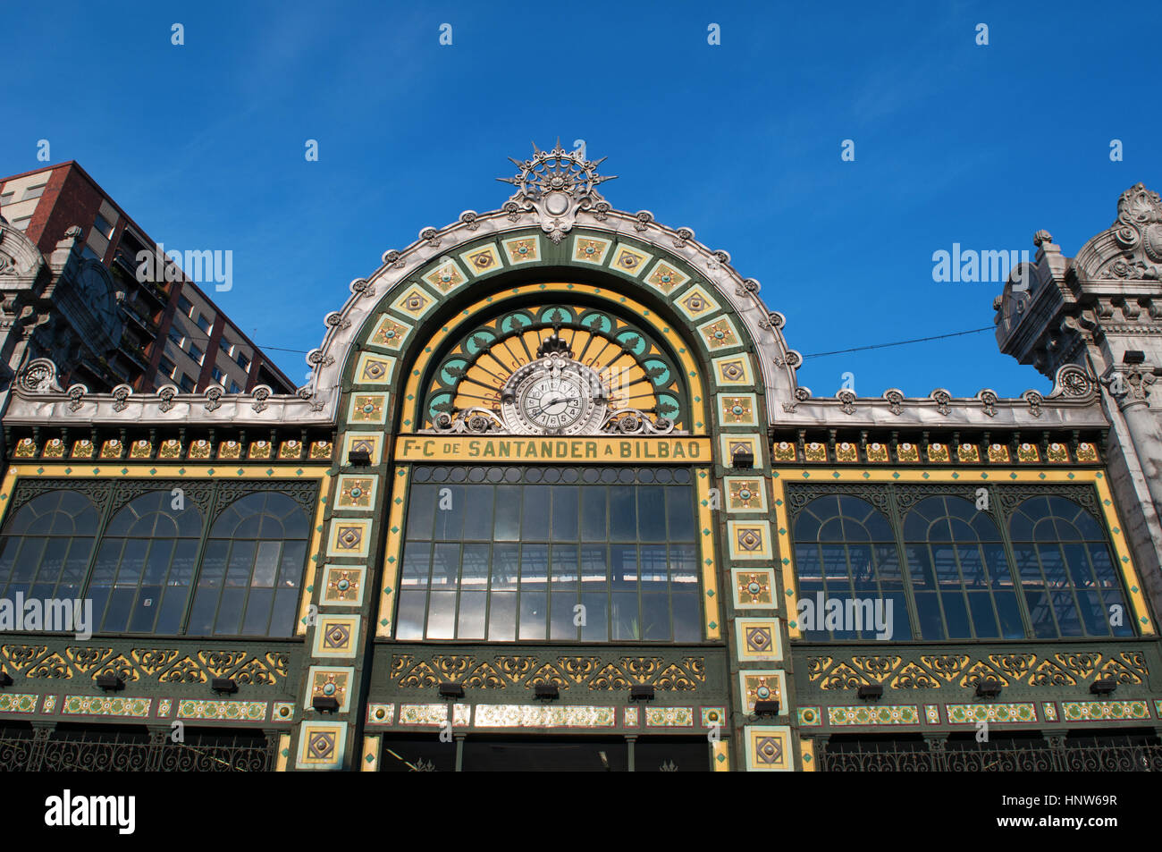 Concordia train station bilbao basque hi-res stock photography and ...