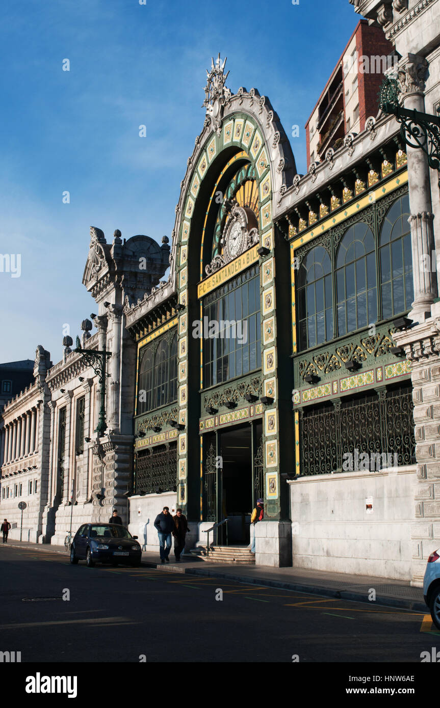 Bilbao, Basque Country, Spain: view of the Bilbao Concordia station ...