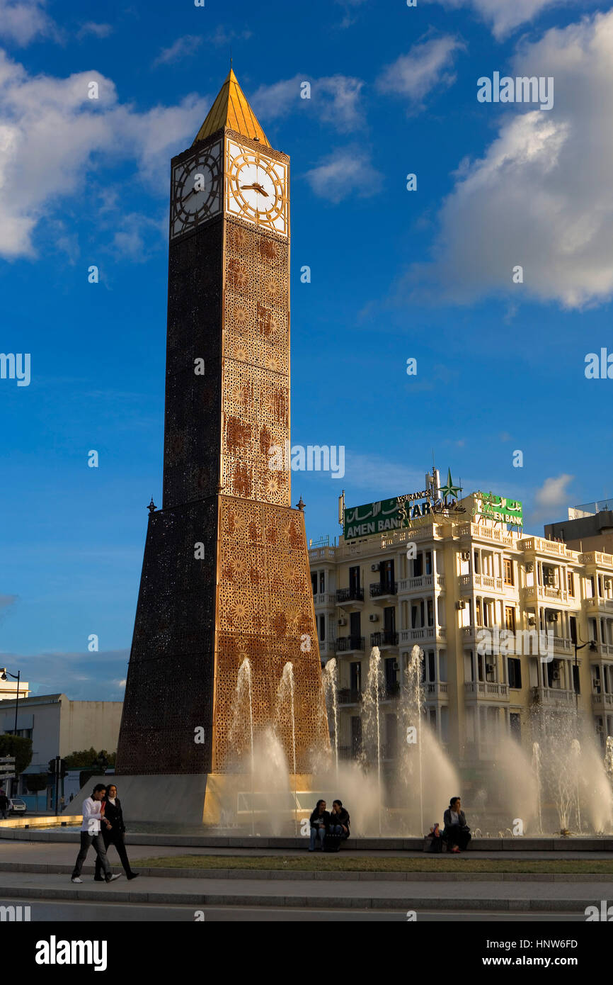Clock tower tunis tunisia africa hi-res stock photography and images ...