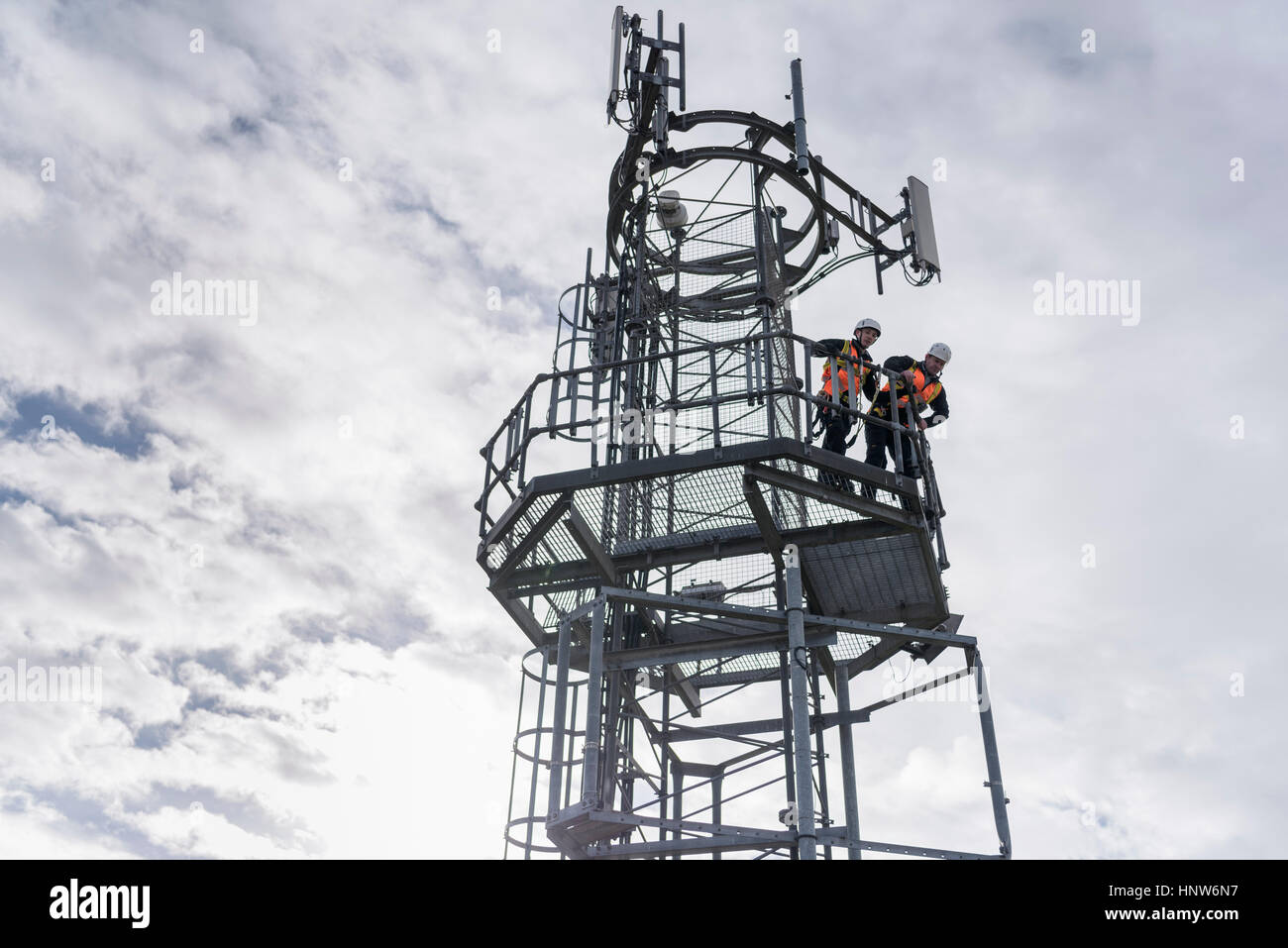 Transmission tower engineer hi-res stock photography and images - Alamy
