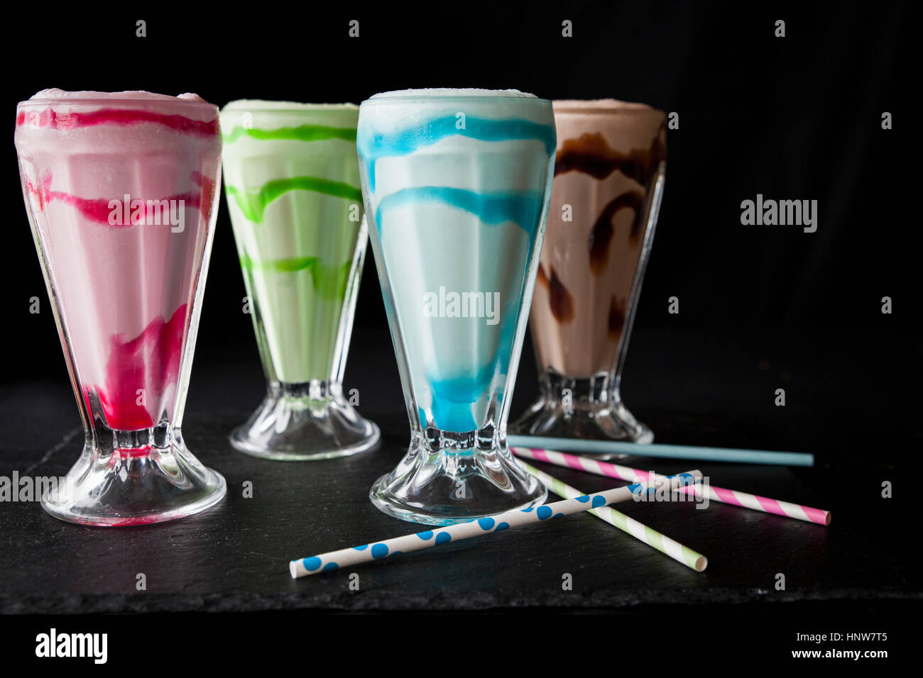 Milkshakes hi-res stock photography and images - Alamy
