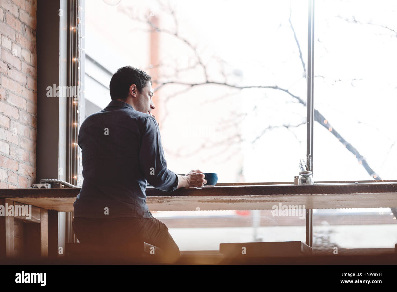 Man coffee cafe hi-res stock photography and images - Alamy