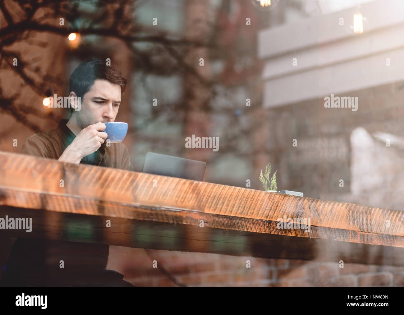 Man coffee cafe hi-res stock photography and images - Alamy