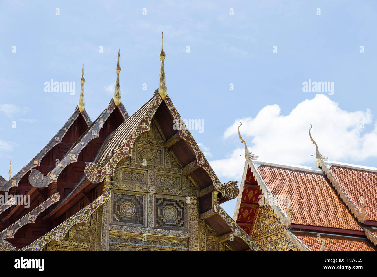 asian sanctuary in buddhism temple Stock Photo - Alamy