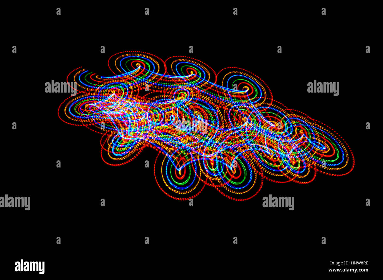 Light painting patterns Stock Photo - Alamy