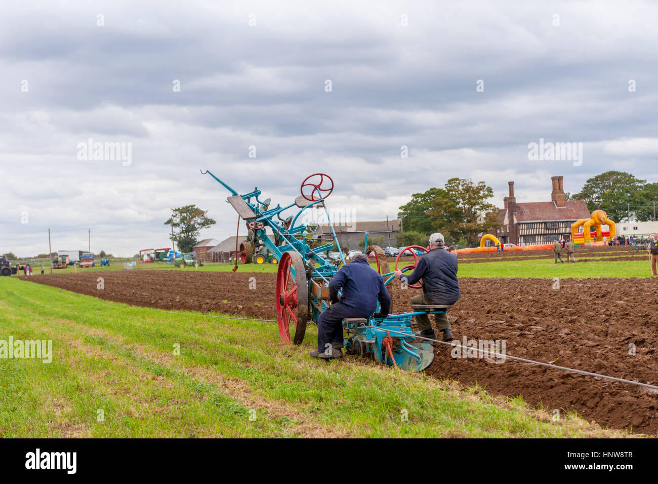 Ploughing traction engine hi-res stock photography and images - Alamy