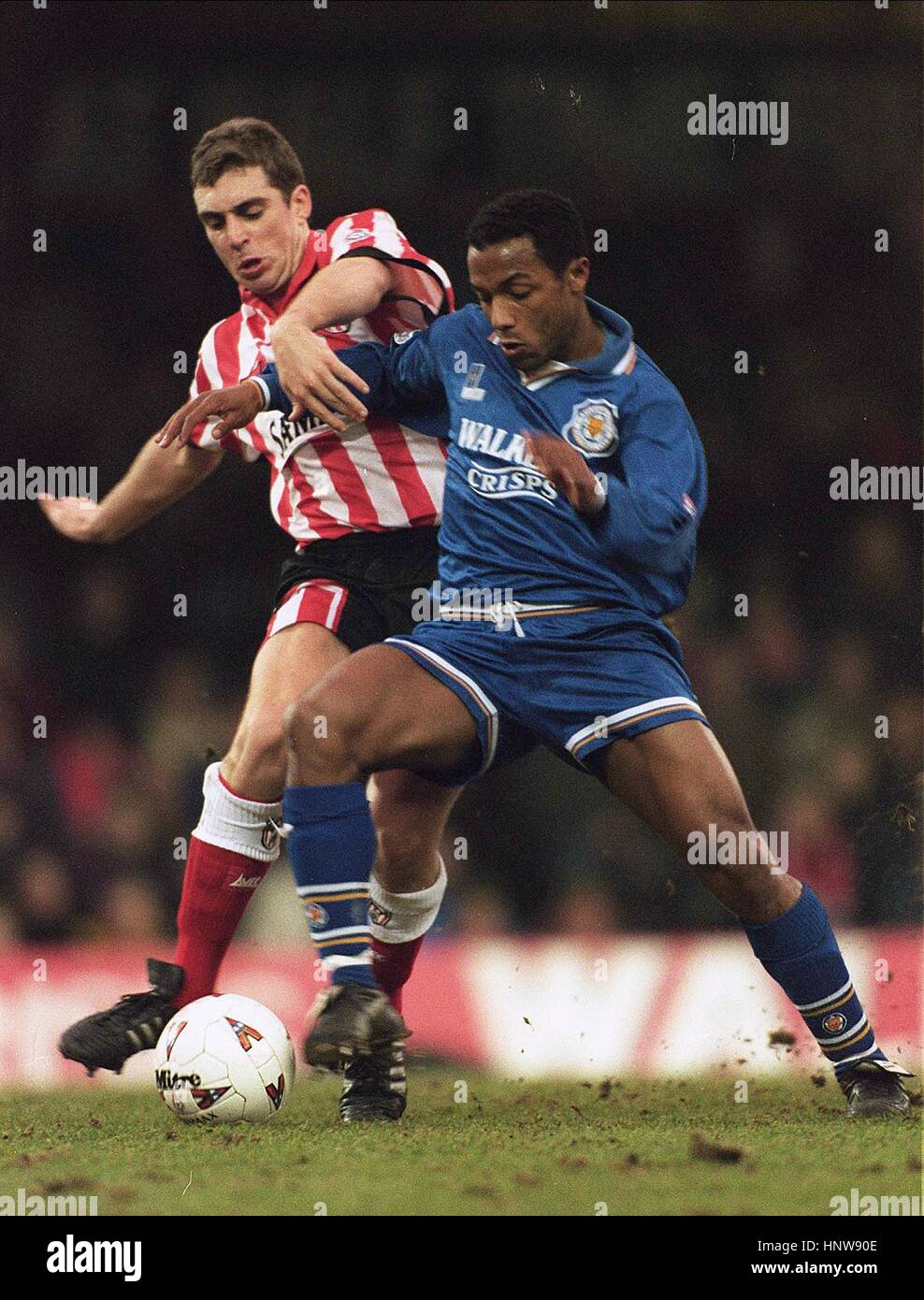 RICHARD ORD & JULIAN JOACHIM LEICESTER CITY V SUNDERLAND 21 January ...