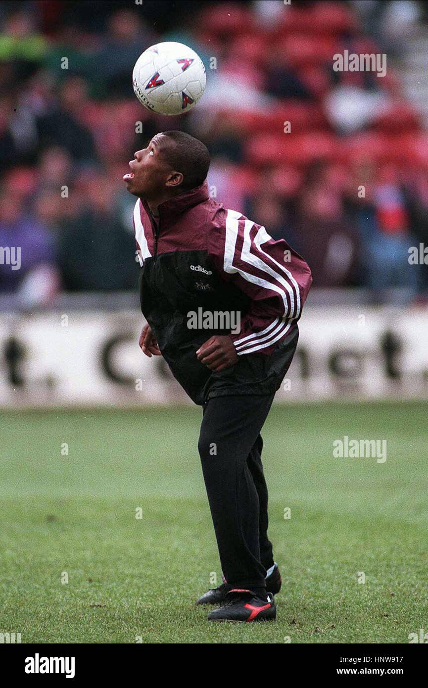 FAUSTINO ASPRILLA MIDDLESBROUGH V NEWCASTLE 10 February 1996 Stock ...