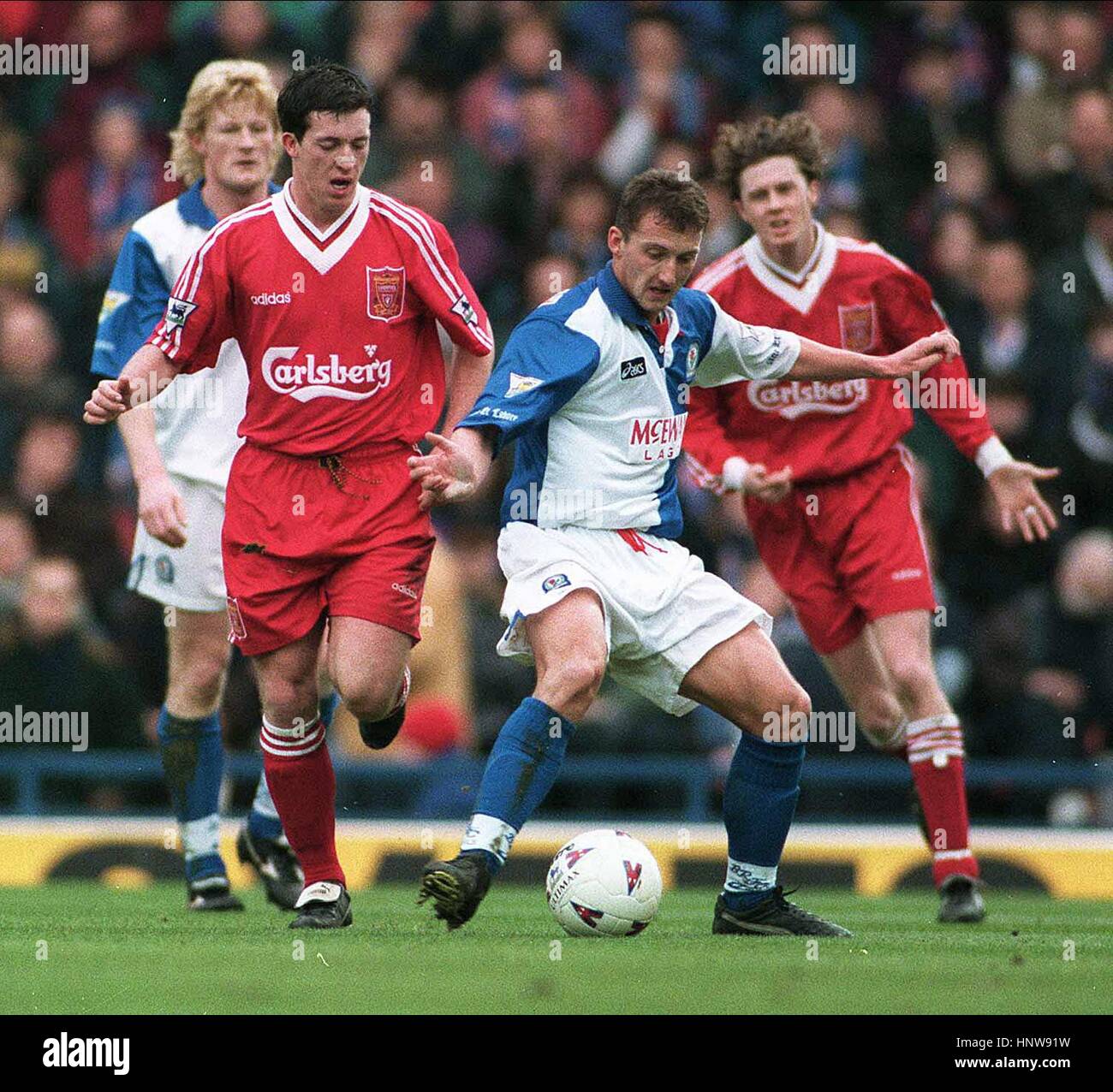 ROBBIE FOWLER & MCKINLAY BLACKBURN ROVERS V LIVERPOOL 24 February 1996 ...