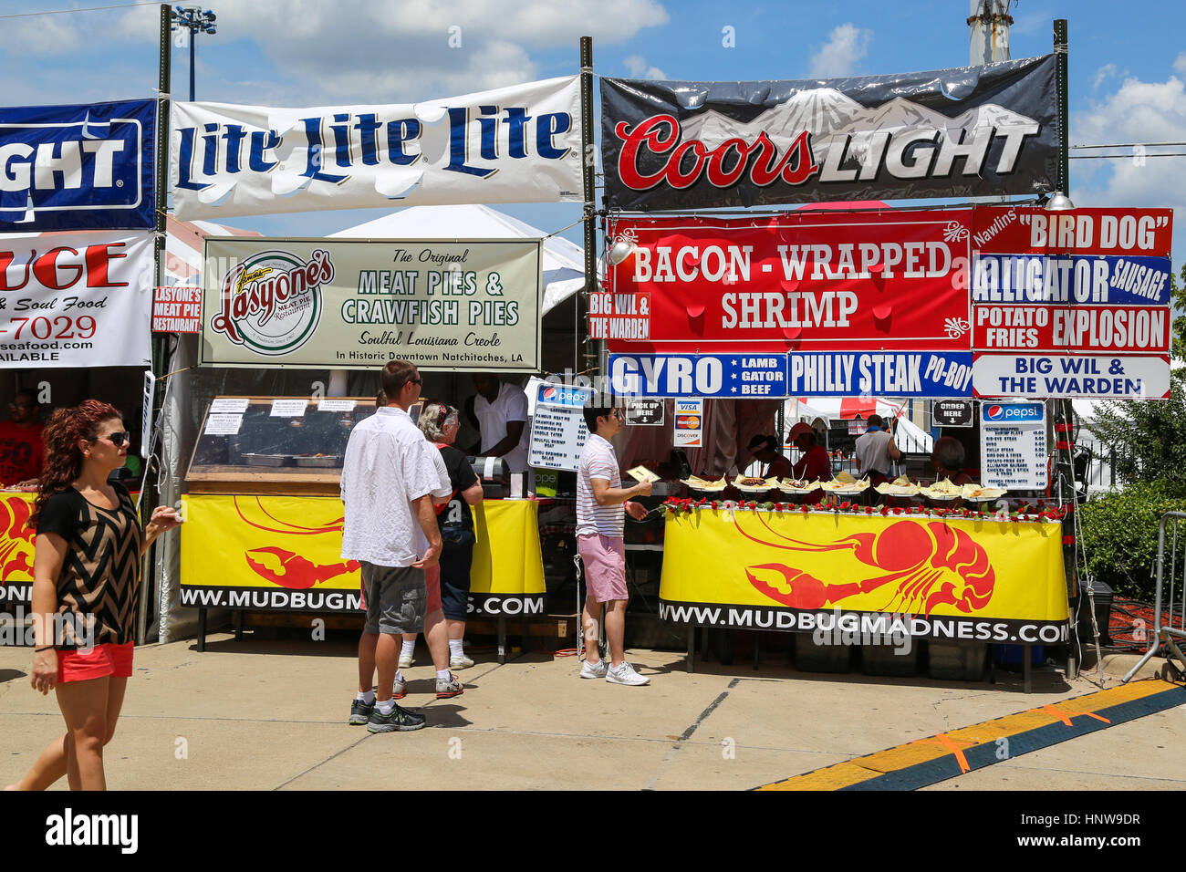 2016 Mudbug Madness Festival at Shreveport, Louisiana Stock Photo - Alamy