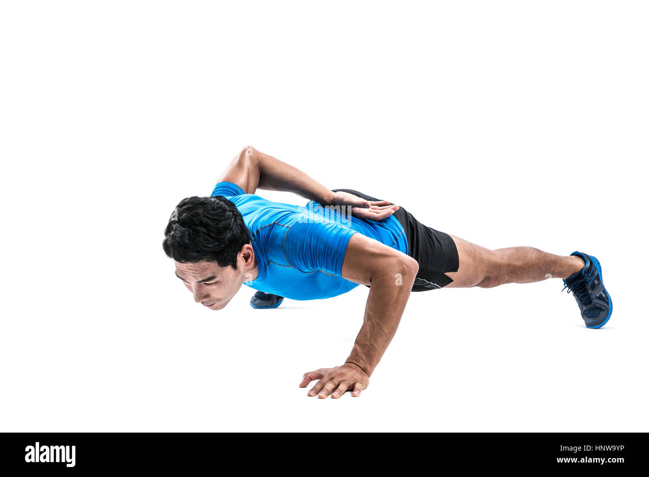 Male athlete studio front hi-res stock photography and images - Alamy