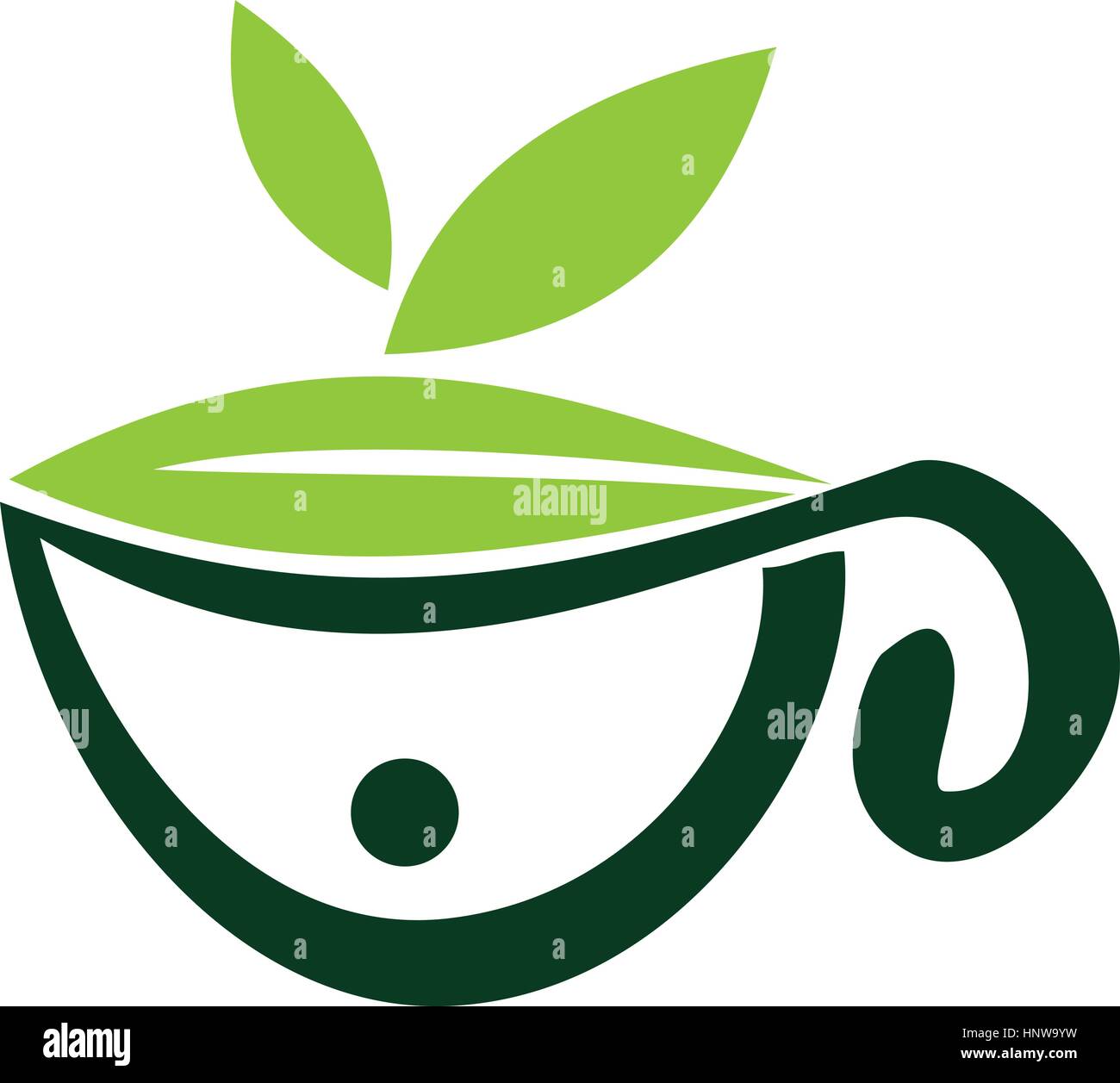 Taste green tea Stock Vector Images - Alamy