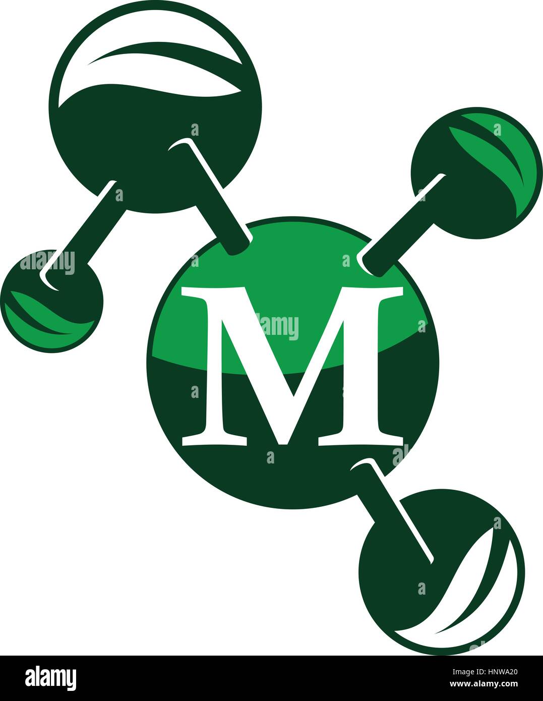 Farm Technology Solutions Letter M Stock Vector Image & Art - Alamy