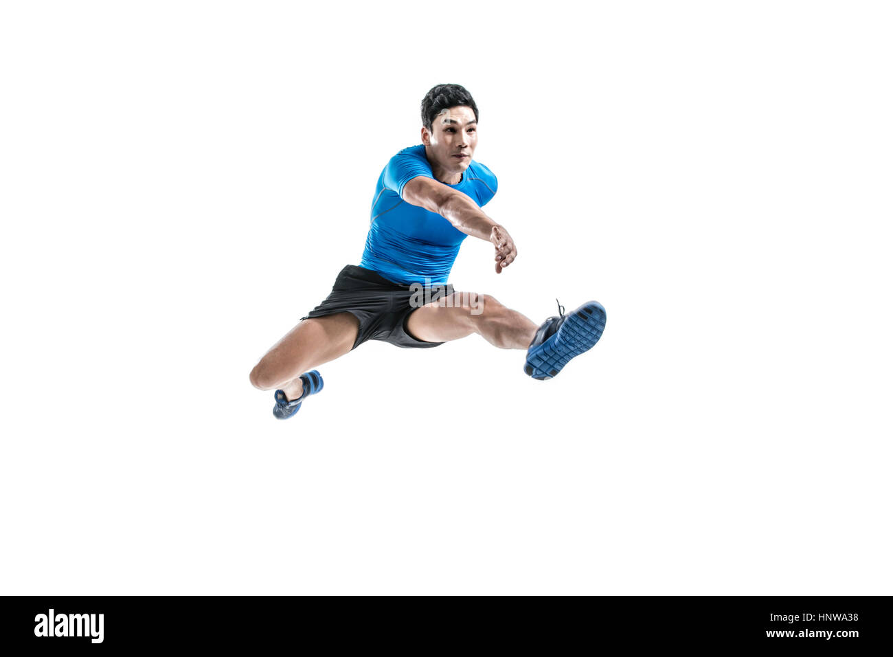 Male athlete studio front hi-res stock photography and images - Alamy