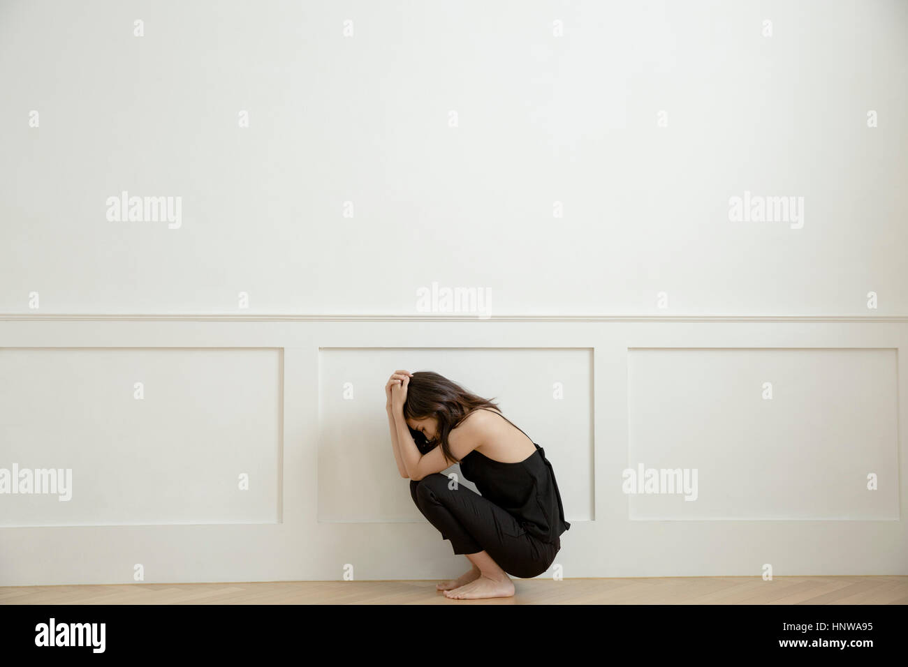 Young woman depressed Stock Photo - Alamy