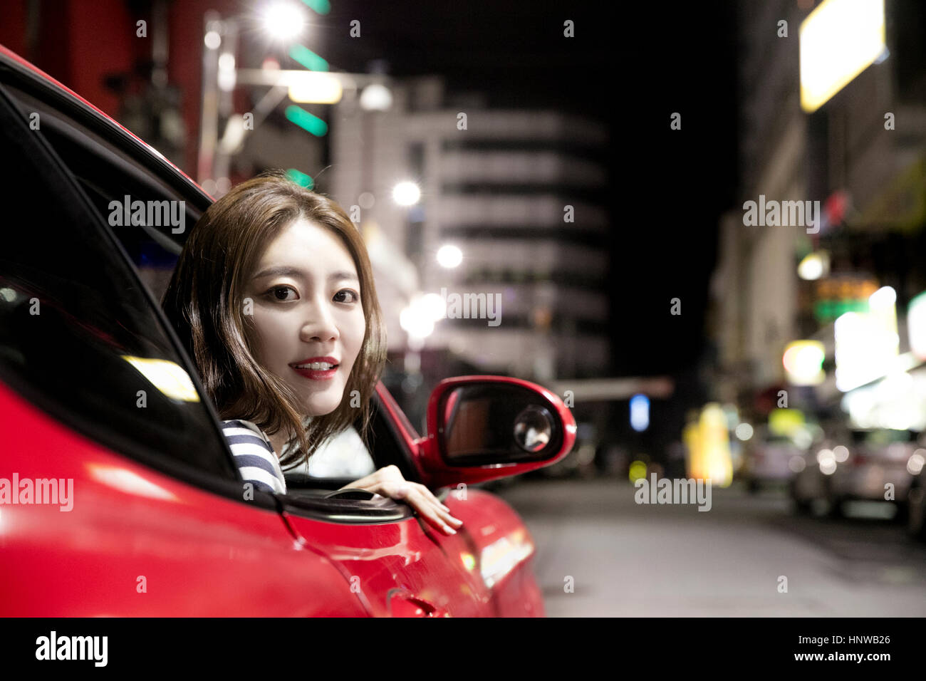 Women going out car hi-res stock photography and images - Alamy