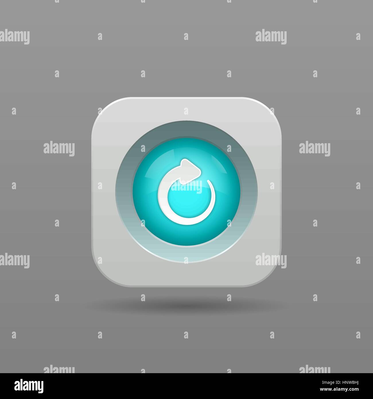Refresh Button - Vector App Icon Stock Vector Image & Art - Alamy