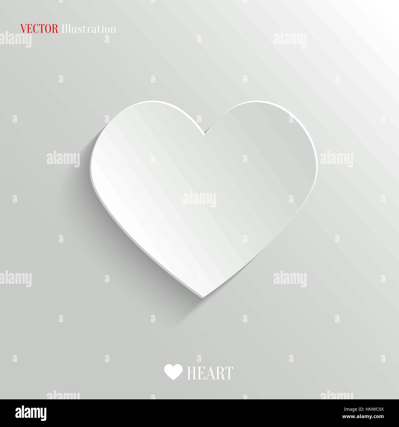 Heart icon - vector web illustration, easy paste to any background ...