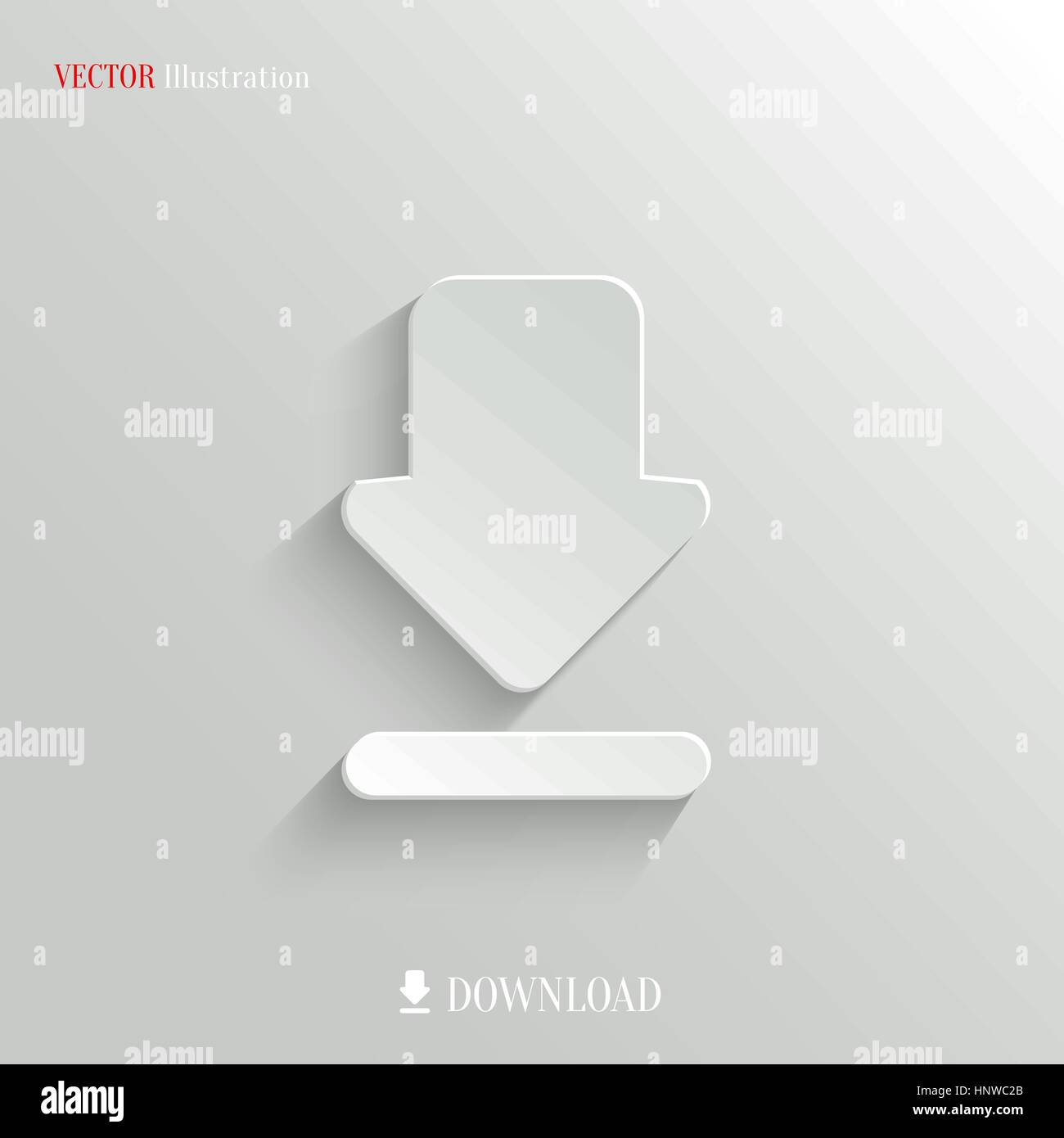 Download icon - vector web illustration, easy paste to any background ...