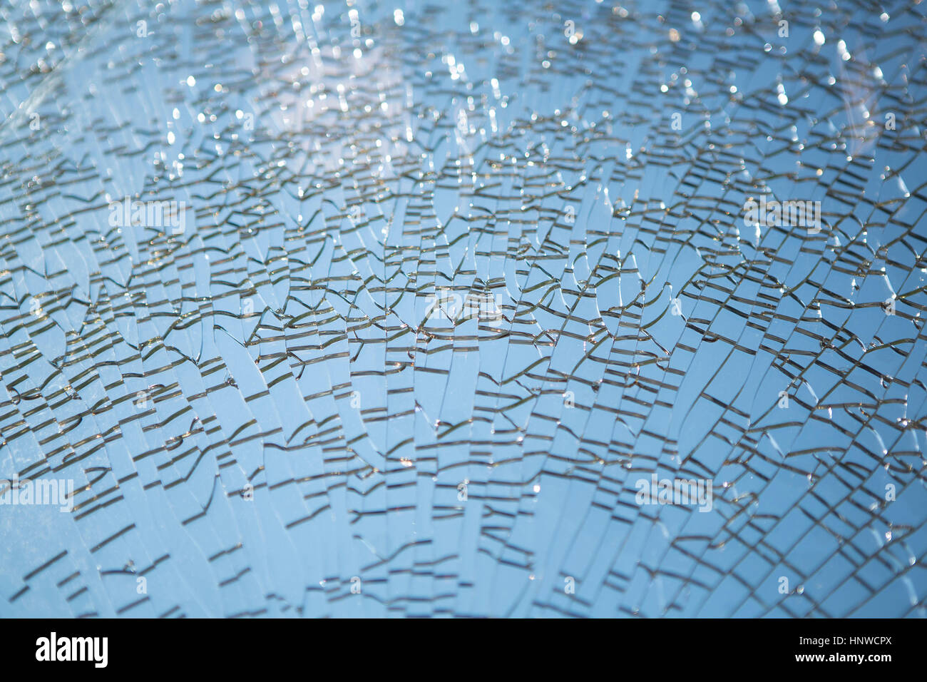 Shattered window pane Stock Photo - Alamy