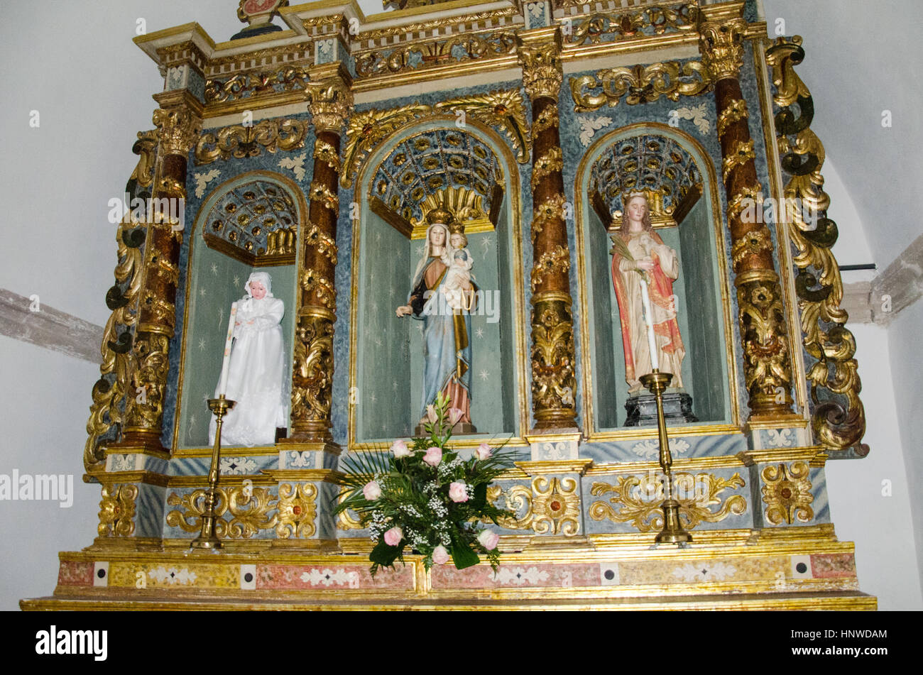 Church of Samugheo Stock Photo - Alamy