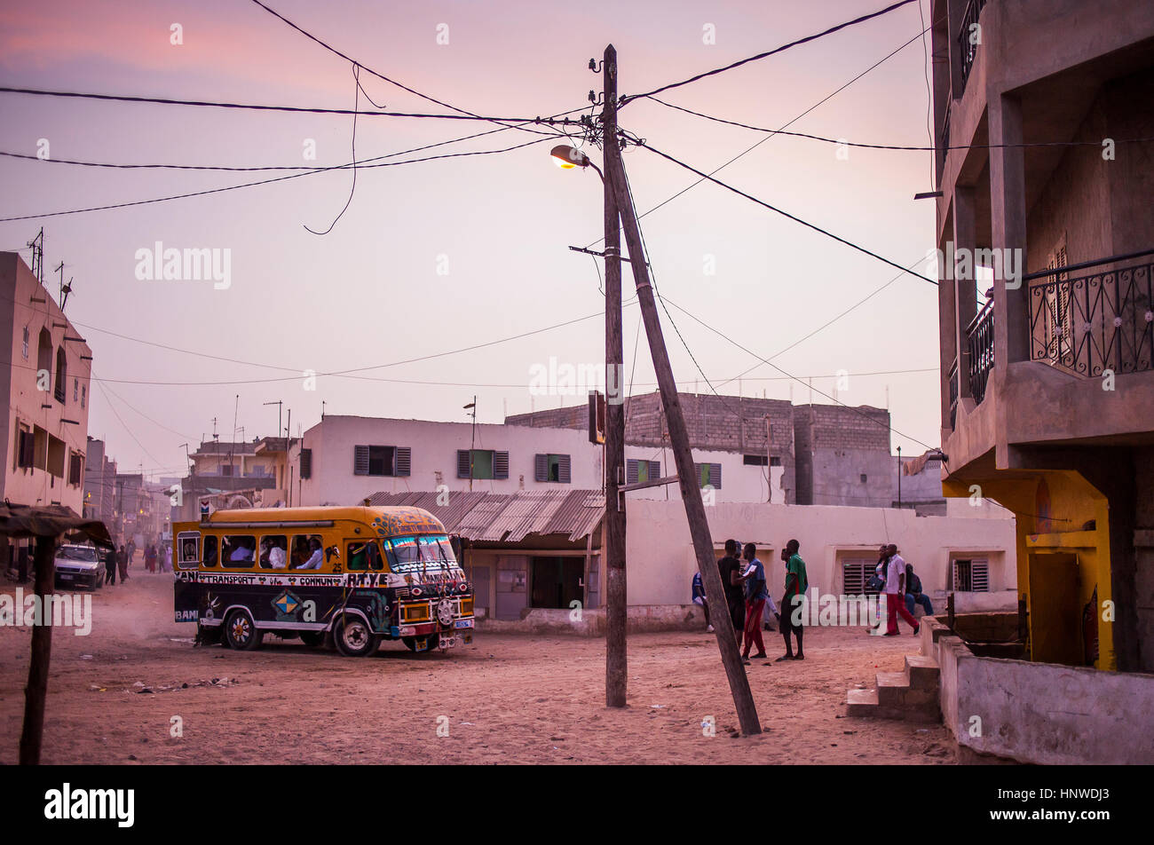 Street scene, medina quarter, Dakar, Senegal Stock Photo - Alamy