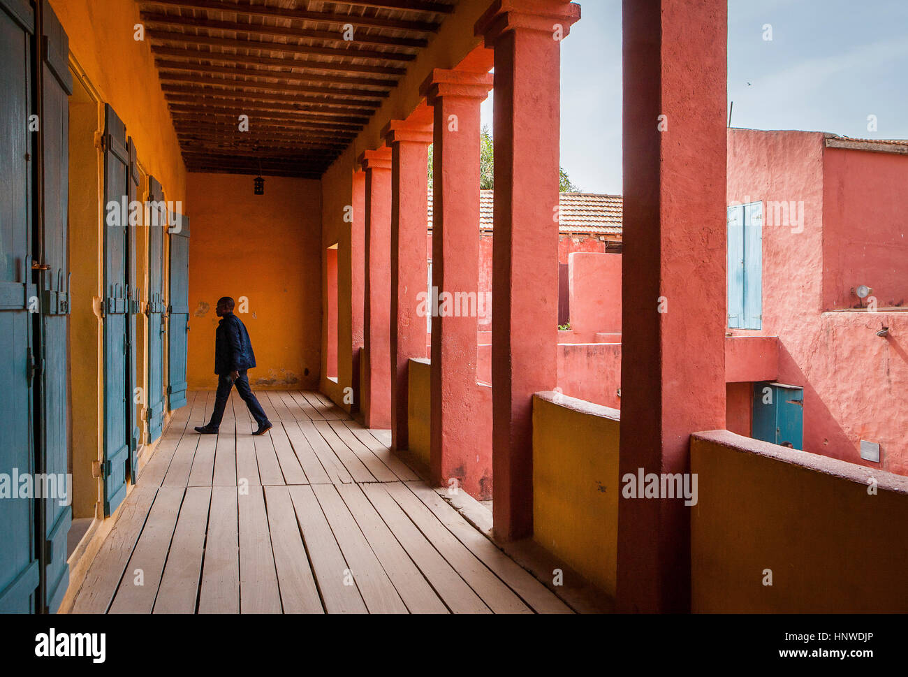 The Slave House, Island of Goree, UNESCO World Heritage Site, near ...