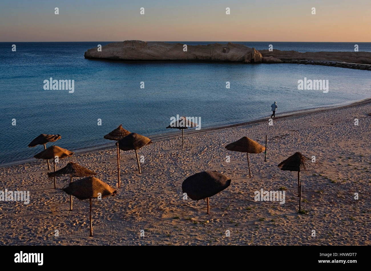 Tunisian tourist beach hi-res stock photography and images - Alamy